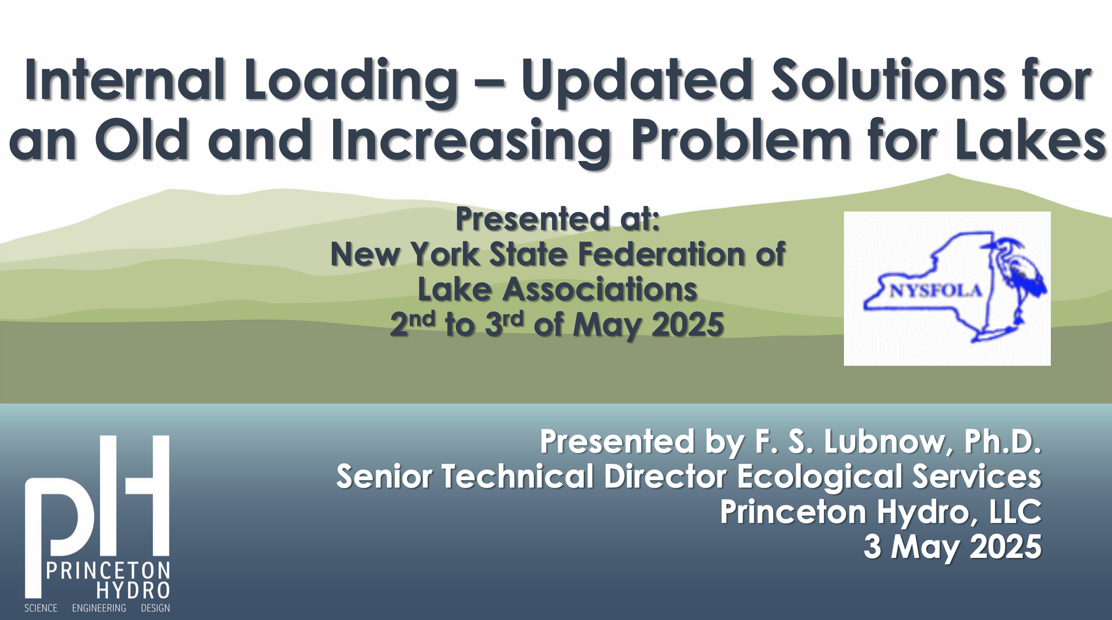 "Internal Loading: Updated Solutions for an Old and Increasing Problem ...